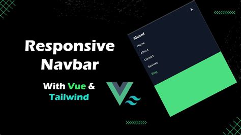 vue js navigation bar with tailwind css responsive navbar vuejs3
