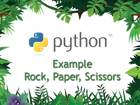 beginning python programming rock paper scissors teaching resources
