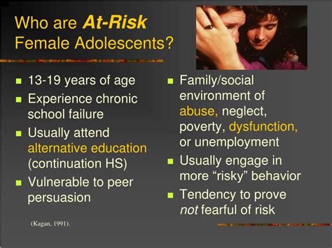 Ppt At Risk Female Adolescents And The Factors That Affect Their