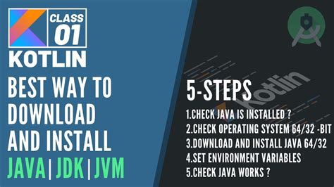 01 kotlin how to download and install java jdk for windows 2020