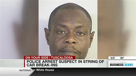 Tuscaloosa Police Arrest Man In Recent String Of Vehicle Break Ins
