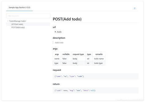 使用 flask docs 自动生成 api 文档 flask docs csdn博客