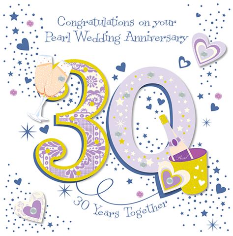 30th Wedding Anniversary Printable Card