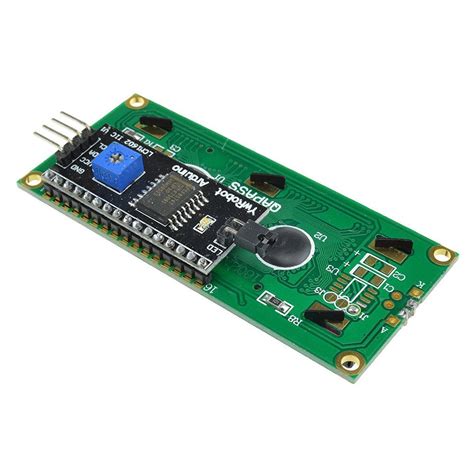 1602 16x2 lcd display iic i2c twi spi serial interface module for arduino auscom computers