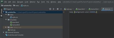 python the css file will not load in my html webpage
