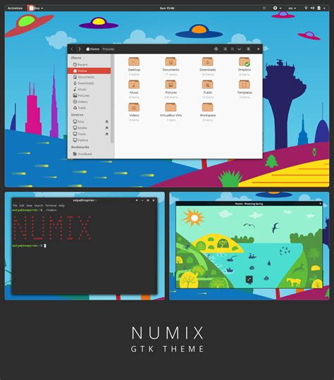 numix gtk3 theme by satya164 on deviantart