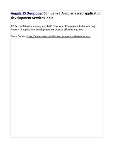 ppt angularjs developer company angularjs web