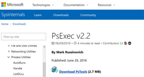 using psexec to run commands remotely theitbros