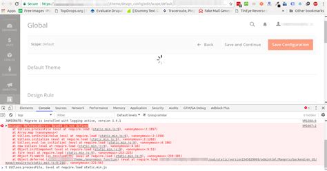 magento2 3 m 2 3 0 can t access design configuration global view