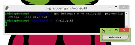 hello raspberry pi install gtk 3 0 on raspberry pi