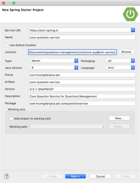 questions management core question service create core