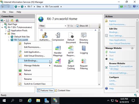 windows server 2019 iis ssl tls settings server world