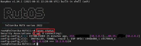 L2tpv3 Over Ipsec Configuration Example Teltonika Networks Wiki
