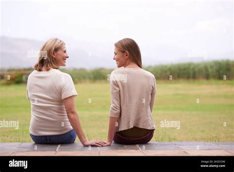 Special Mother Daughter Moments A Mother And Daughter Sitting And