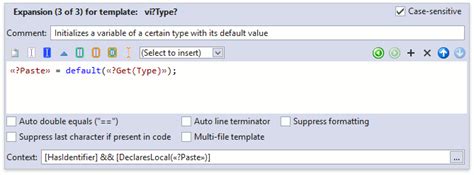 alternative template expansions coderush devexpress documentation