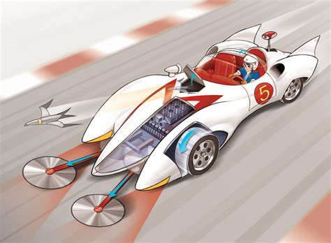 Infográfico O Carro Mach 5 De Speed Racer Super