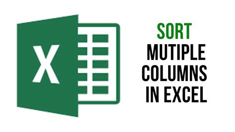 excel tutorial how to use sort function on multiple