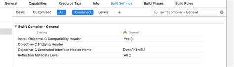 swift how to add objective c bridging header entry stack overflow