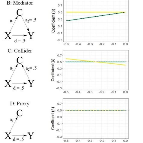 Path Diagram Depicting Causal Paths Among Variables X Y And Z