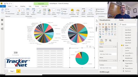 creating a power bi visualization from sql server data youtube