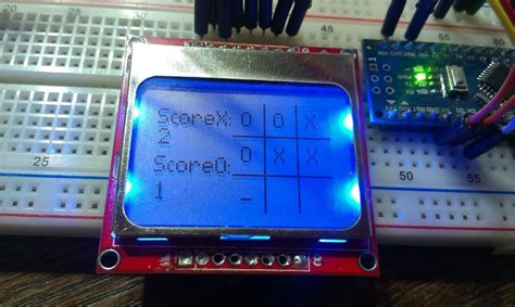 tic tac toe on a nokia 5110 lcd electronics