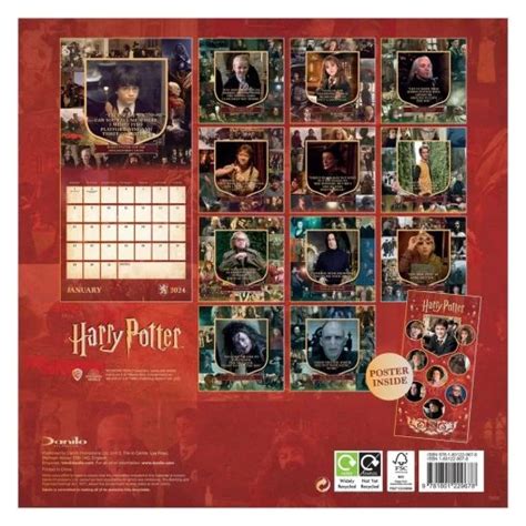Anniversary Ts For Her Harry Potter 2024 Square Calendar