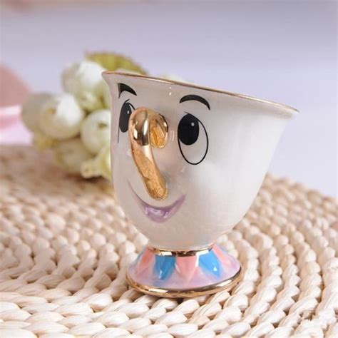 Theiere 1 Chip Cup Only Dessin Animé La Belle Et La Bête Théière Tasse