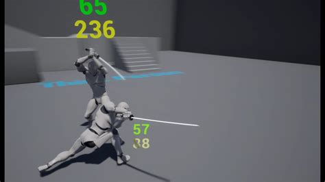 ue4 demo melee combat system model 3 youtube