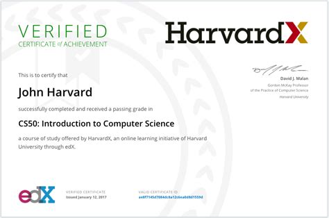 what types of certificates does edx offer edx help center