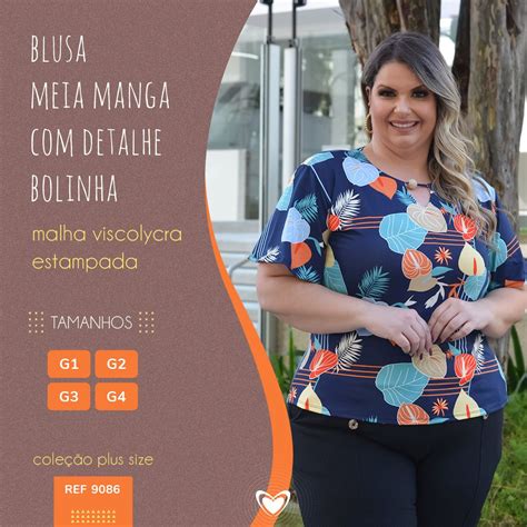 💡 Conheça Um Pouco Da ColeÇÃo Plus Size 💜 Kroft Moda Feminina Plus