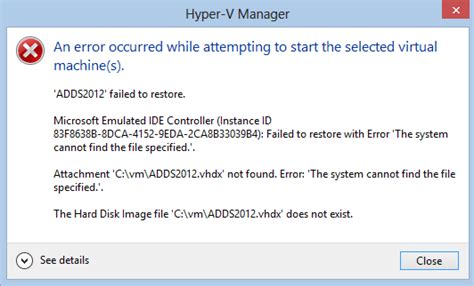 hyper v fixing moved vhd files