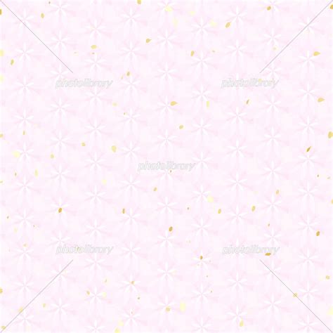 和紙風 桜 模様 イラスト素材 [ 5881151 ] フォトライブラリー Photolibrary
