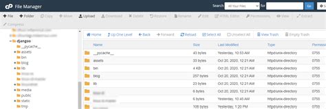 cara upload file django ke hosting domainesia