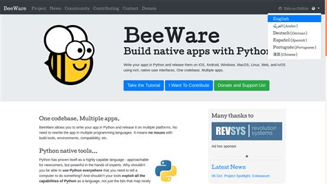beeware lektor static content management system