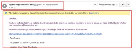 function how to stop mail in php going into spam folder stack