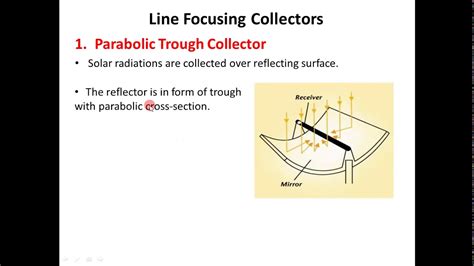 Solar Collectors Parabolic Trough Collector Youtube