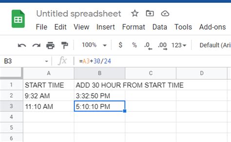 how to calculate time in excel geeksforgeeks