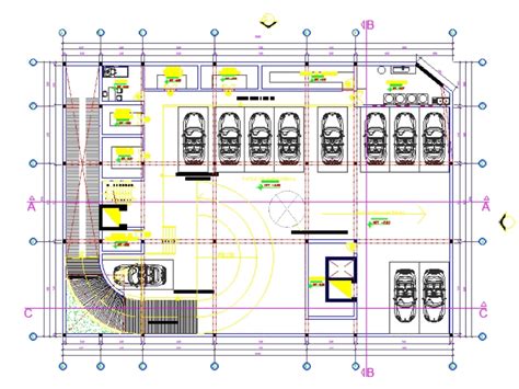 Estacionamento Em Autocad Baixar Cad Grátis 137 4 Kb Bibliocad