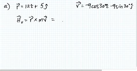 Solved Determine The Magnitude Ho Of The Angular Momentum Of The 2 Kg