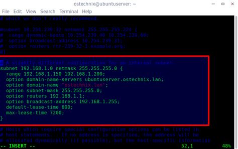 install dhcp server in ubuntu 16 04 ostechnix