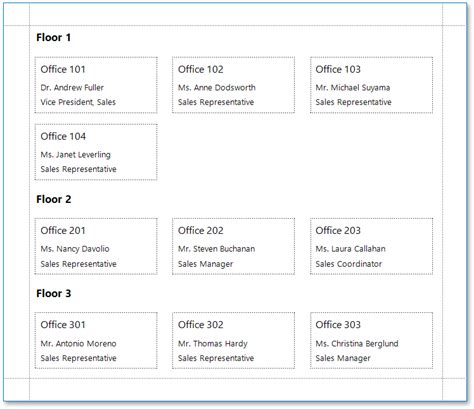 create a multi column report reporting devexpress documentation