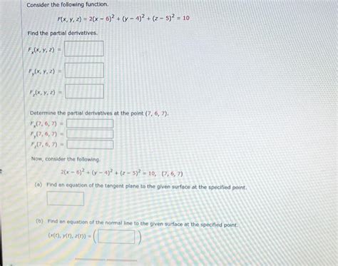 Solved Consider The Following Function