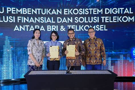 Bri Bersama Telkomsel Hadirkan Ekosistem Finansial Dan Digital Untuk