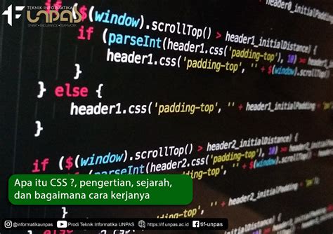 teknik informatika unpas