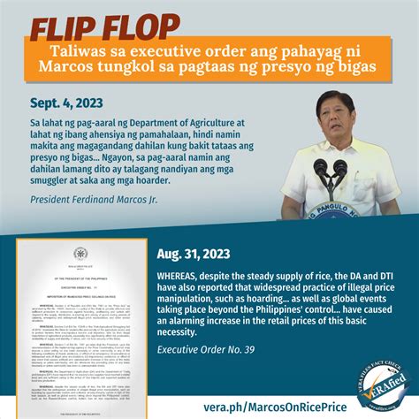 Vera Files Fact Check Pahayag Ni Marcos Sa Pagtaas Ng Presyo Ng Bigas