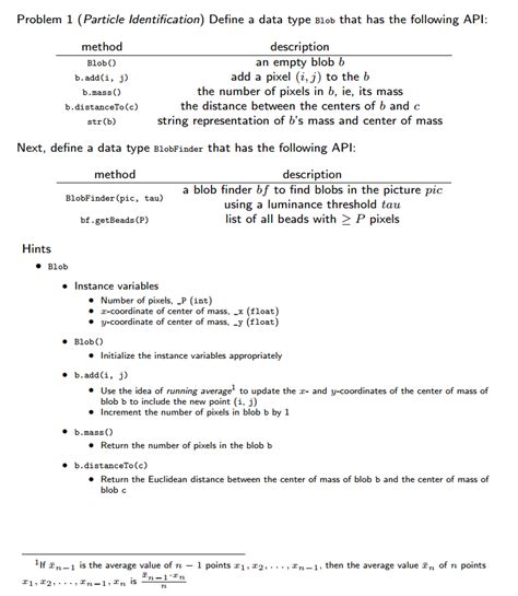 solved class blob represents a blob def init self
