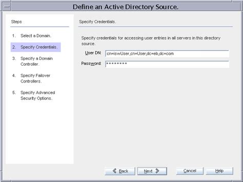 configuring directory sources sun java system identity synchronization
