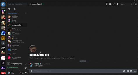 javascript how to make it to where the bot in discord dms a person by