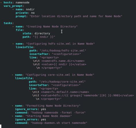set up a hadoop cluster using ansible by gaius reji