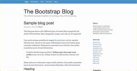 bootstrap blog template free of bootstrap vs boilerplate which front